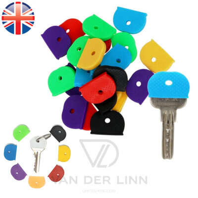 VDL Rubber KEY CAPS Covers CHOOSE YOUR OWN COLOURS Keyring ID Marker ...