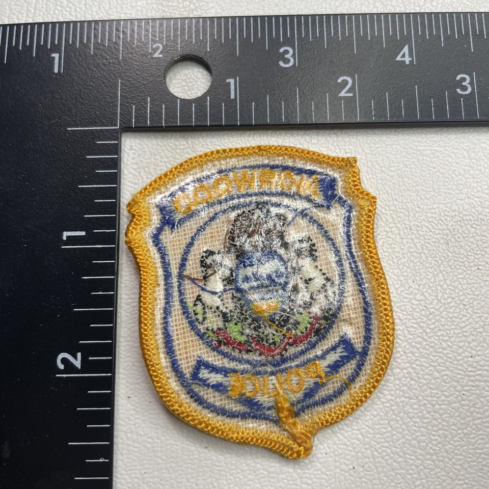 Small NORWOOD POLICE Patch 20K | eBay