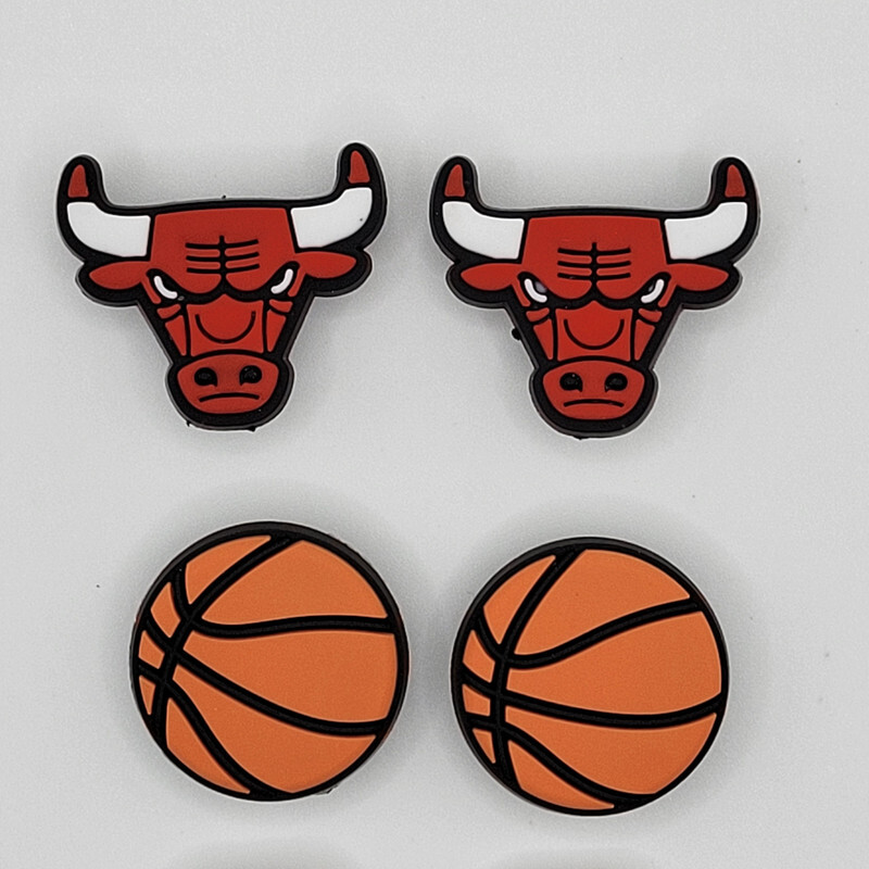 NBA Chicago Bulls Basketball Team For Crocs Shoe Charms - 4 Pieces | eBay