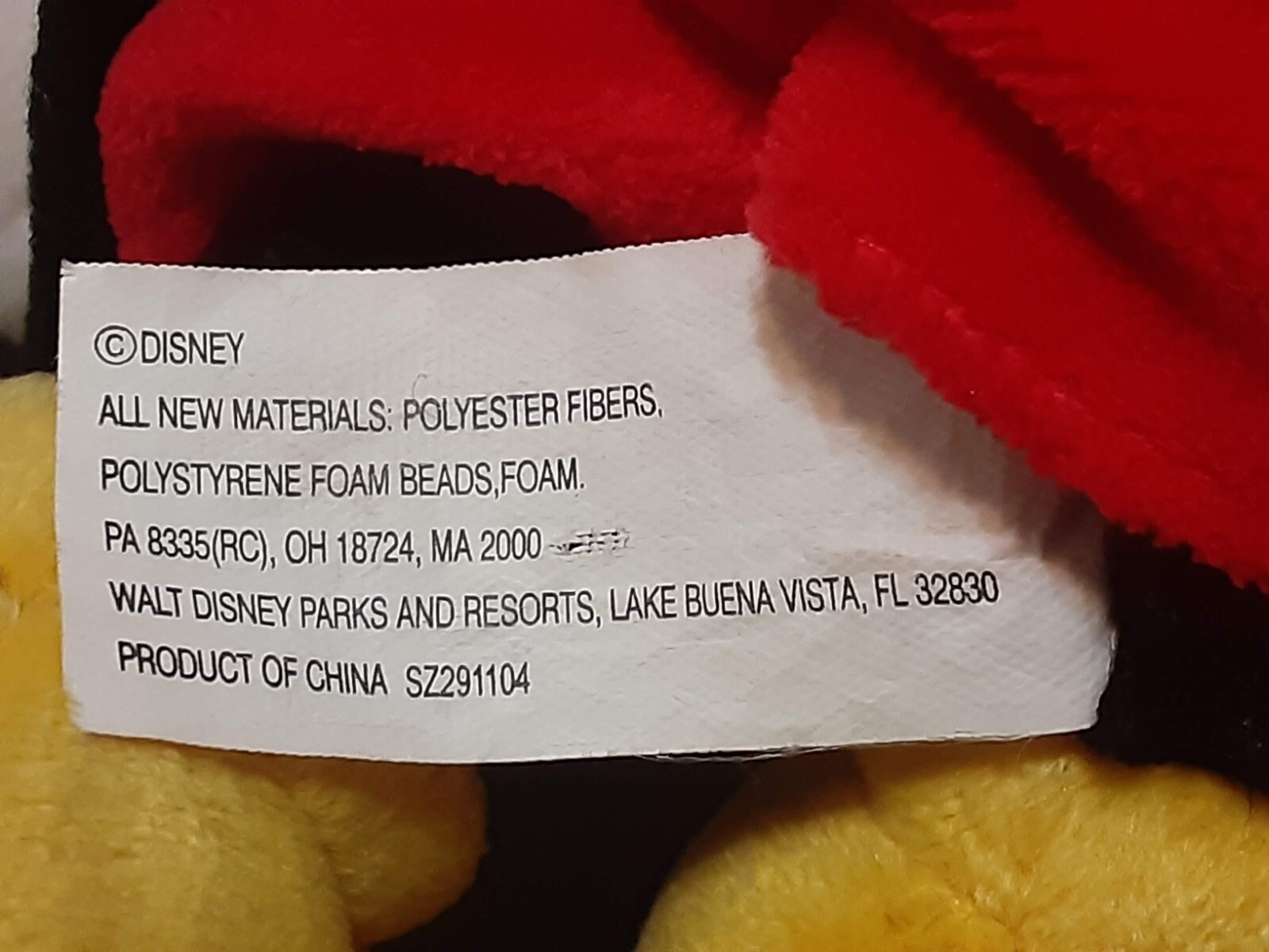 Walt Disney World 9-inch Mickey Mouse Plush Toy | eBay