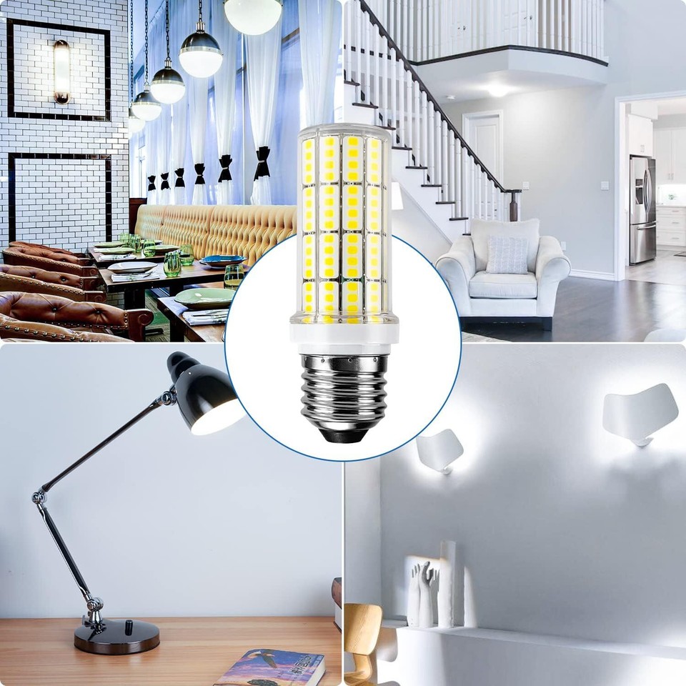 LED Corn Light Bulb 5000K 20W E26/E27 Base Suitable for indoor and ...