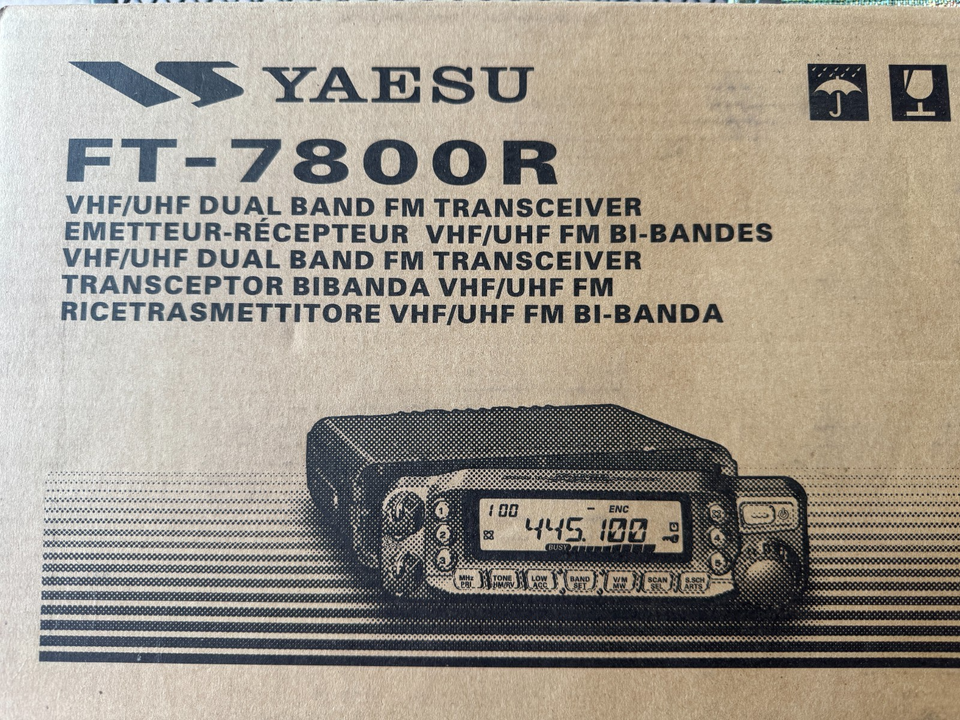 Yaesu FT-7800R Ham Radio Mobile Transceiver New open box No Reserve! | eBay