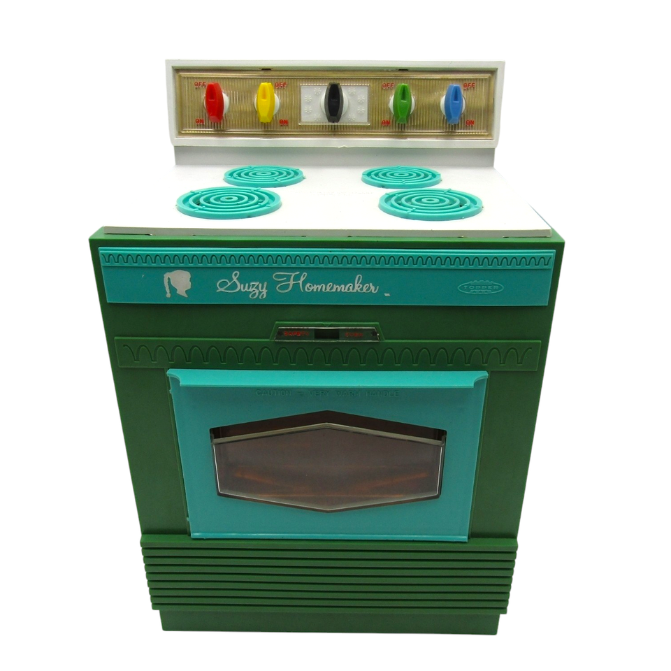 VTG 1960's Topper Toys SUZY HOMEMAKER Kitchen Safety Oven Stove w Box ...