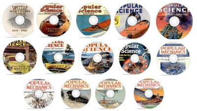 Popular Science, Popular Mechanics, 1337 Issues on 14 DVDs, Full ...