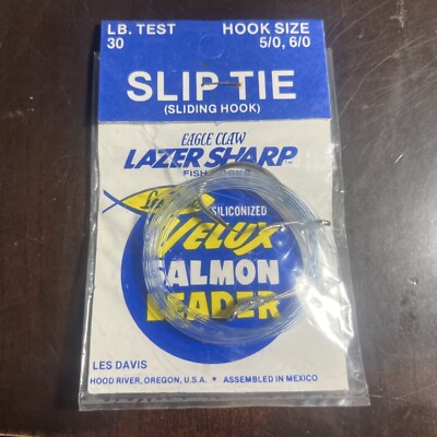 Les Davis Salmon Leader Mooching Rig 30lb 4/0 5/0 Qty 1 | eBay