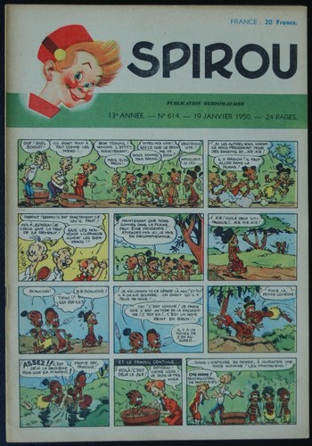SPIROU 614 de 1950 - Franquin - Morris - Lucky Luke - Jijé - éd. France - TTBE | eBay