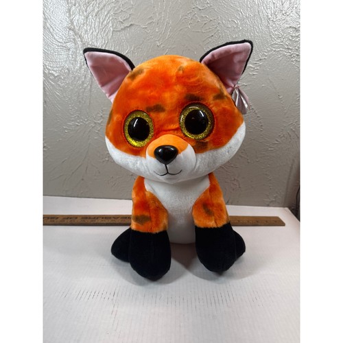TY Meadow Large Orange Fox - Beanie Boo's Collection Stuffed Toy | eBay