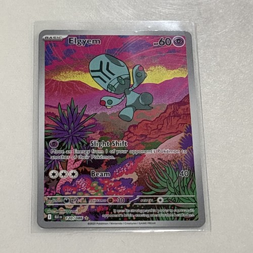 Elgyem - 120/086 - Illustration Rare - Black Bolt BLK - NM/M - Pokemon ...