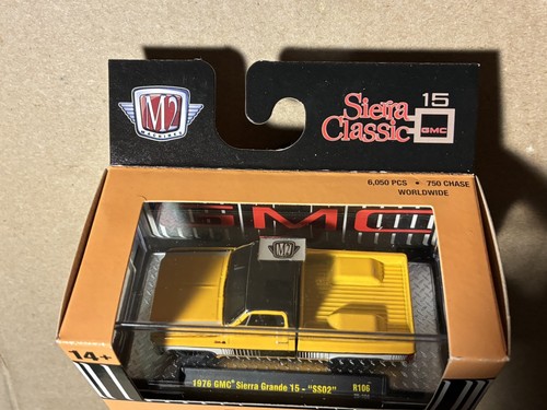 M2 Machines Square Body 1:64 1976 GMC Sierra Grande 15 Orange SS02 + 88 ...