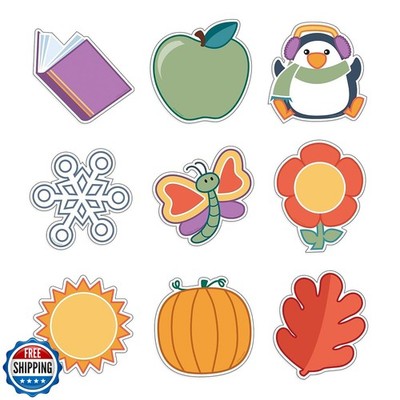 Carson Dellosa 150PC Summer, Fall, Winter, Spring Decor, Autumn Leaves ...