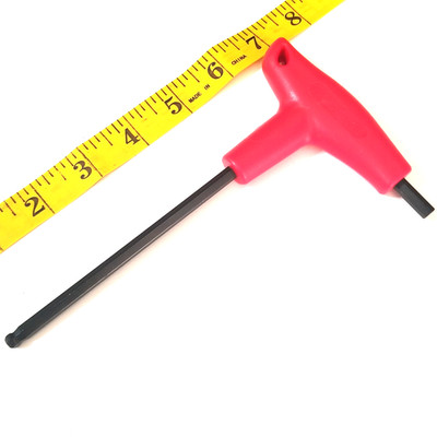 Pittsburgh 7/32 Offset T-Handle Hex Key Red Handle 7" | eBay
