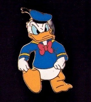 Disney DLR Stomping Donald Angry Mad Clenched Fist 1213 pin | eBay