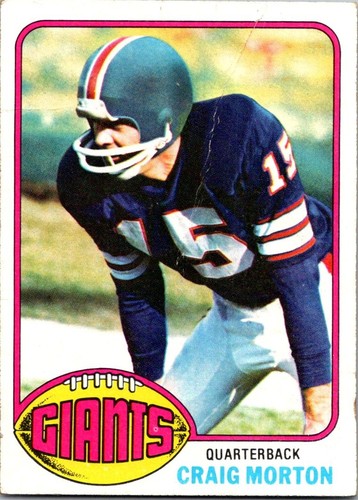Craig Morton 1976 Topps #354 New York Giants | eBay