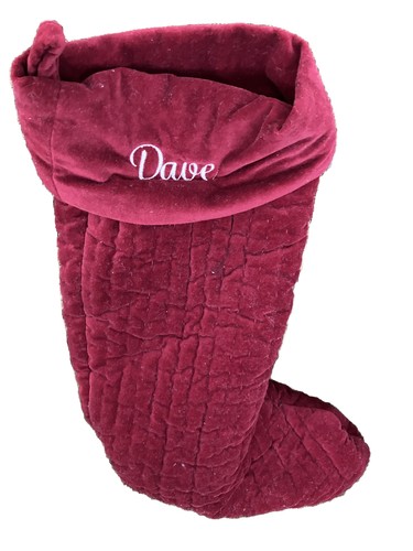 Embroidered Dave Christmas Stocking | eBay