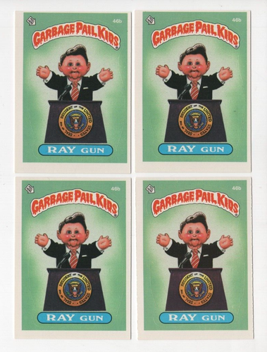 RAY GUN #46B 1985 TOPPS GARBAGE PAIL KIDS SERIES 2 GPK 4 CARD ...