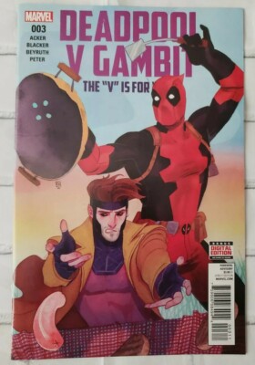 DEADPOOL V GAMBIT The "V" is For "Vs." #3 (2016) MARVEL COMICS | eBay