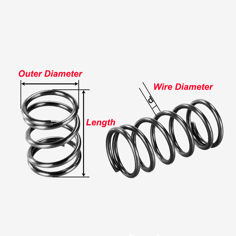 Compression Spring Wire Dia 1.8mm Material Spring Steel Pressure Spring ...