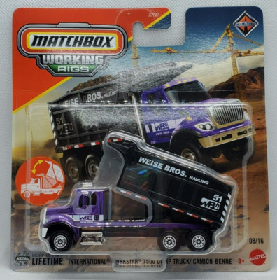 2025 Matchbox Working Rigs Purple International Workstar 7500 Dump ...