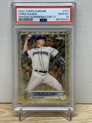 2022 Topps Chrome Sapphire Edition - Superfractor #311 Chris Flexen /1 ...