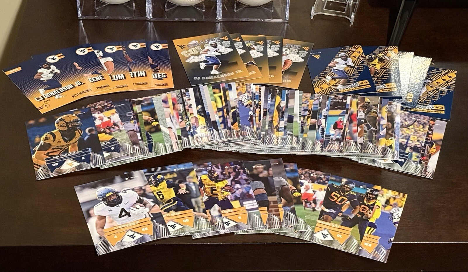 2024 Onit WVU West Virginia Football Complete 108 Card Set Includes ...