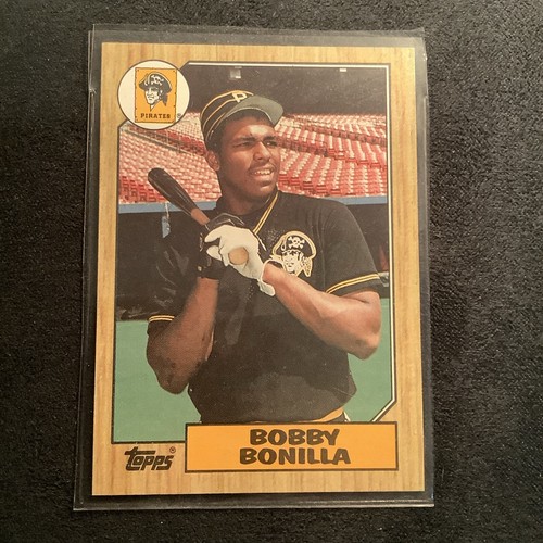 1987 Topps #184 Bobby Bonilla Rookie Card, Error -Mint Condition | eBay