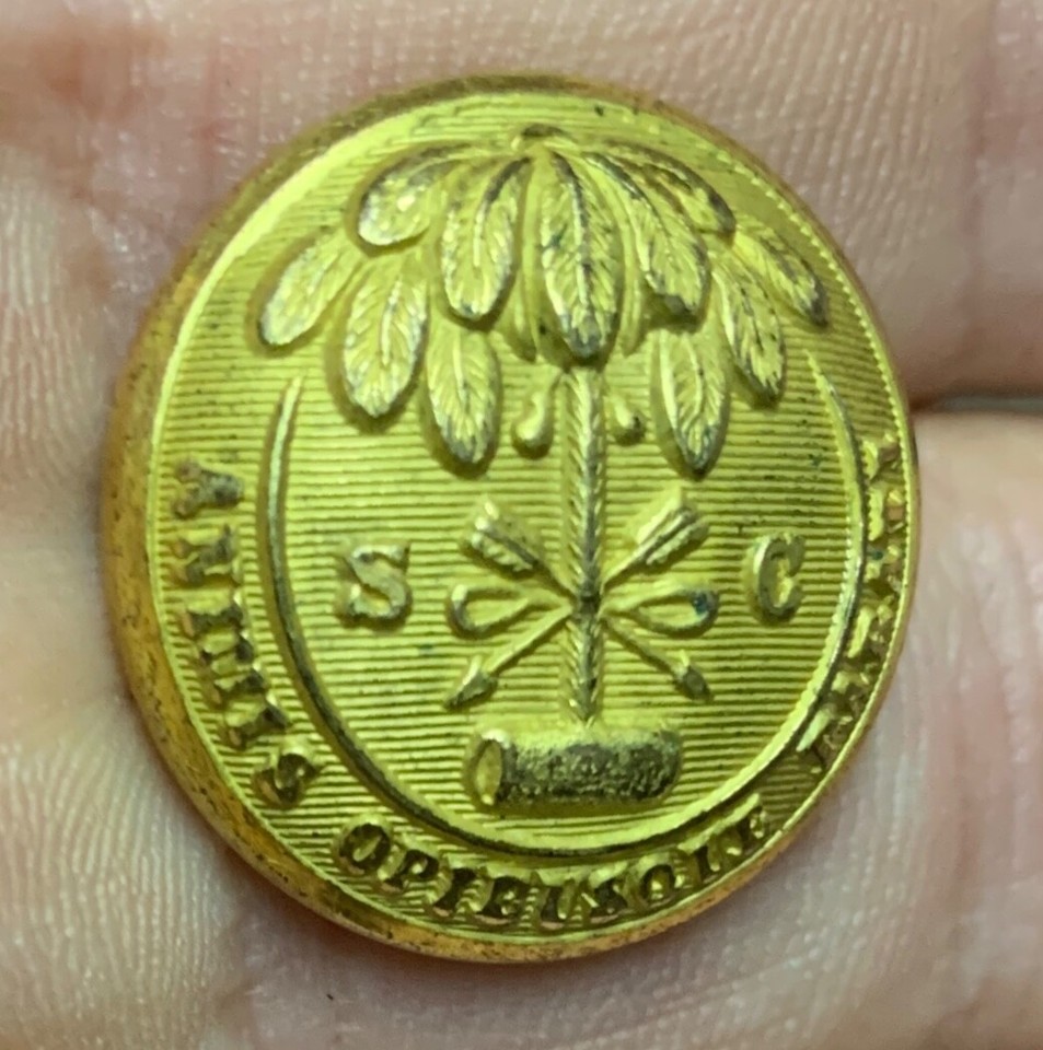 South Carolina Militia Civil War Coat Button | eBay