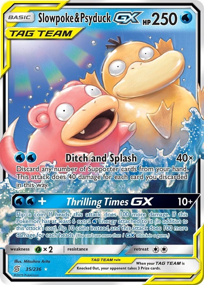 Slowpoke & Psyduck GX 35/236 Sm-Unified Minds for sale | eBay