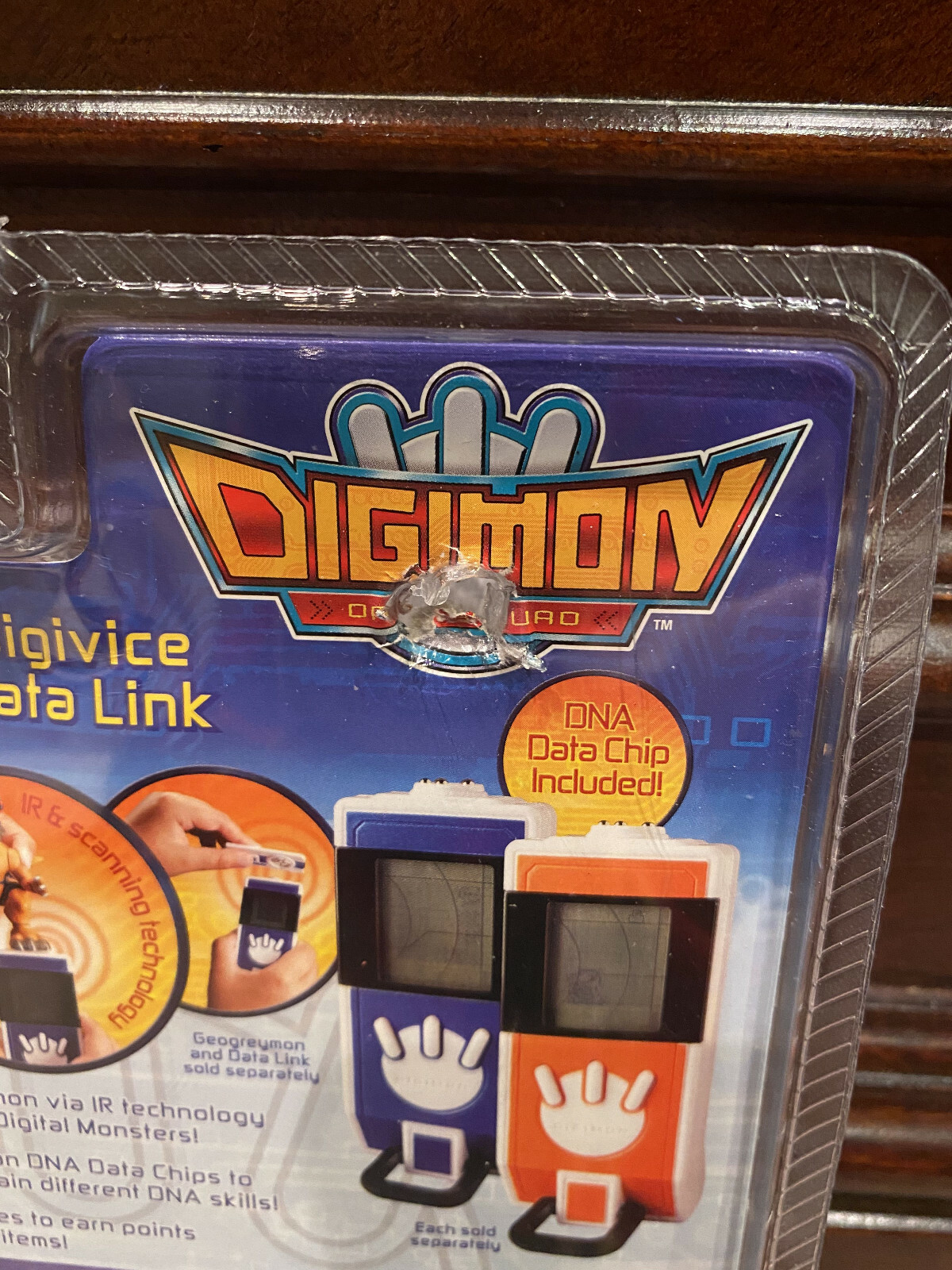 NEW_English_Digimon Data Squad Digivice Link DNA Chip 2007_Blue_Season ...