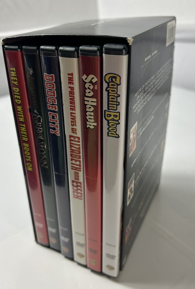 Errol Flynn: The Signature Collection (DVD, 2005, 6-Disc Set ...