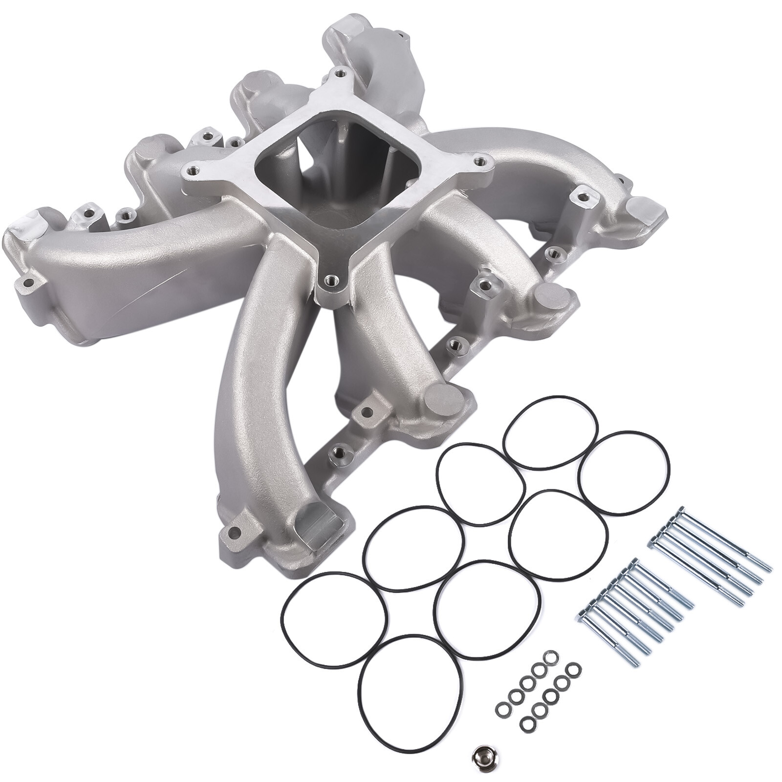 Single Plane Carb Intake Manifold 300-132 For LS1 LS2 LS6 V8 5.7L 350 ...