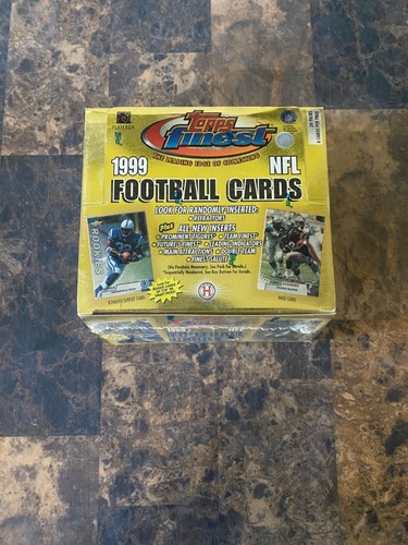 1999 TOPPS FINEST FOOTBALL FACTORY SEALED WRAPPED WAX BOX | eBay