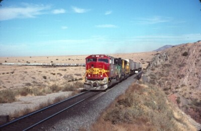 ATSF 243 SD-75M ABO CANYON NM (SANTA FE) ORIGINAL SLIDE 11-30-97 T20-4 | eBay