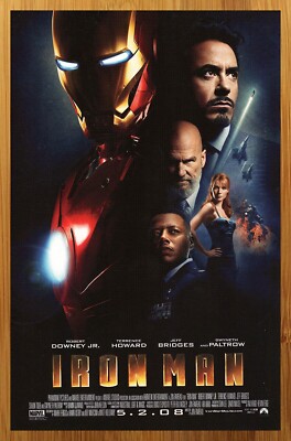 2008 Iron Man Movie Vintage Print Ad/Poster Robert Downey Jr. Official ...