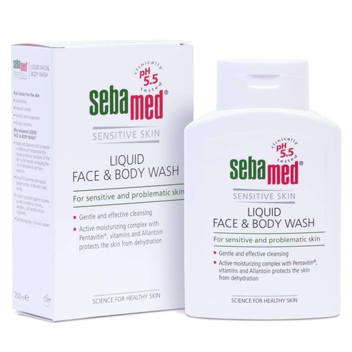 Sebamed Liquid Face & Body Wash 200Ml -Moisturizing Protects The Skin | eBay