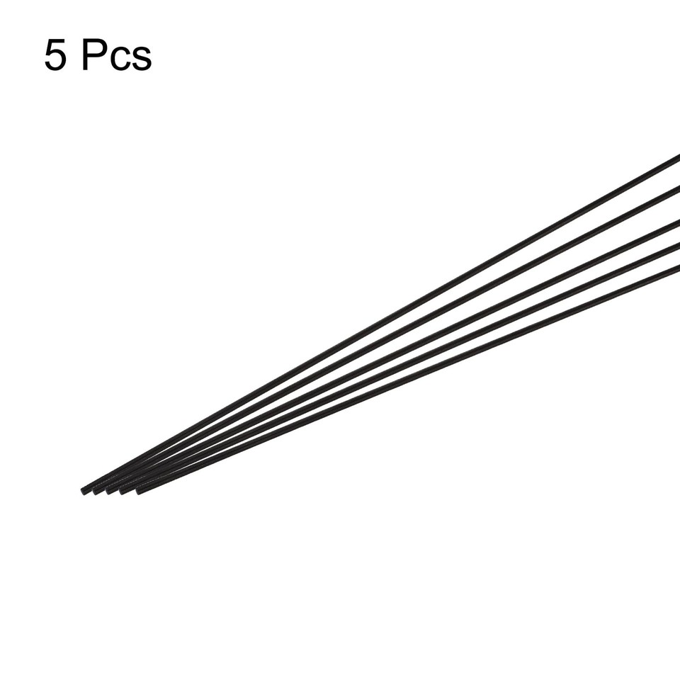 5 Pack 3mm x 400mm Carbon Fiber Rod Bar for RC Plane DIY Craft Kite ...