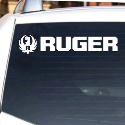 Ruger Arms Logo Vinyl Decal Sticker Car Truck Safe Wall 2A Pick Size ...