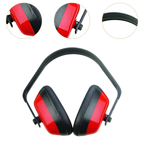 Noise Reduction Earmuff Ear Muff Cushioned Compact Lightweight Multiple ...