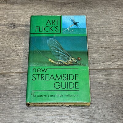 VINTAGE ART FLICK’S NEW STREAMSIDE GUIDE FLY FISHING WITH DUST JACKET ...