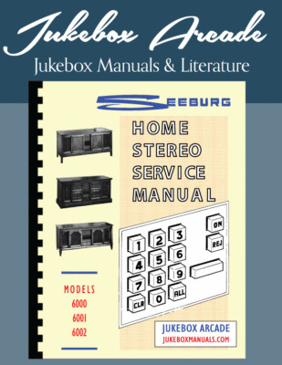 Super Rare! Seeburg Models 6000, 6001 and 6002 Service Manual and Parts ...