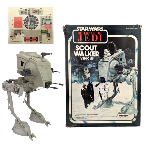 Star Wars Vintage Kenner 1982 Kenner AT-ST Scout Walker Unused in ...