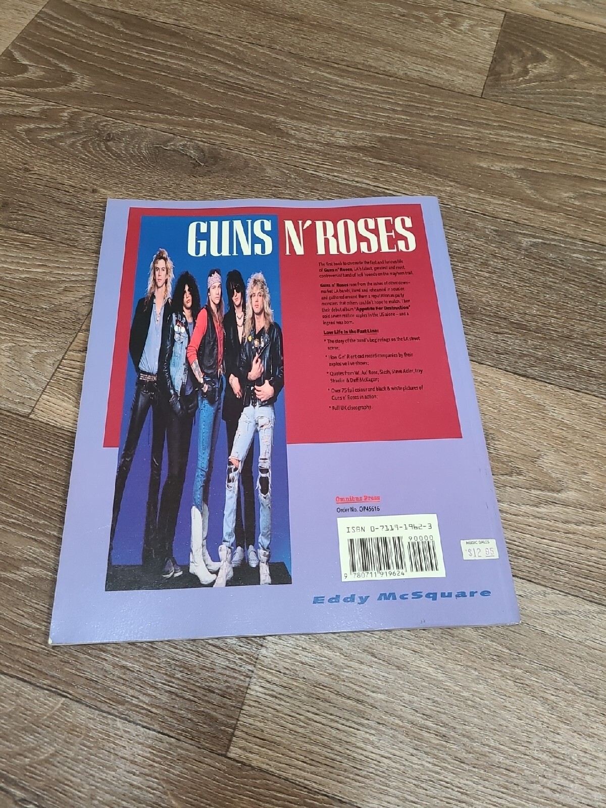 GUNS n ROSES Low Life in the Fast Lane BOOK '89 Axl SLASH Duff IZZY ...