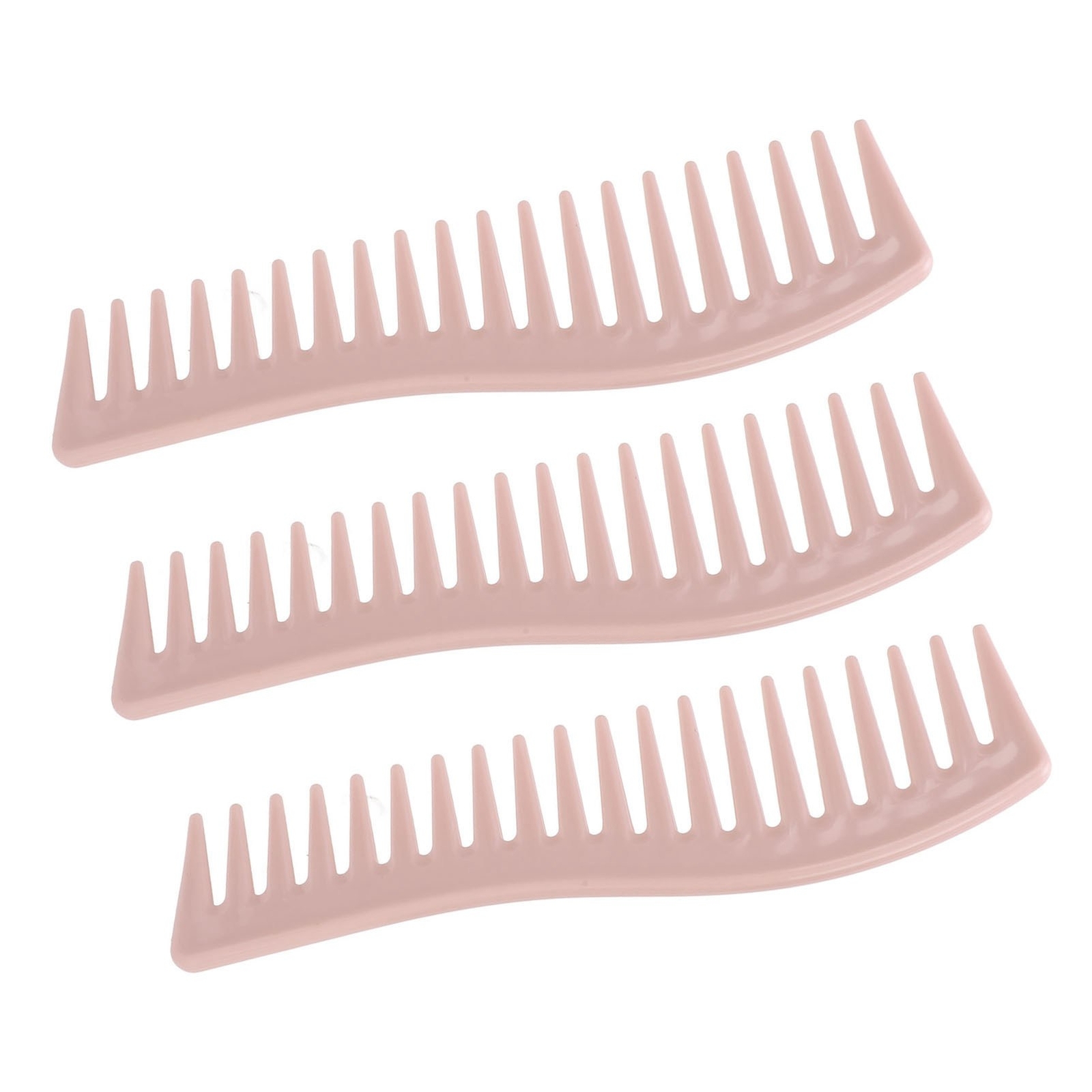 10PCS Hair Detangling Comb Plastic Wide Tooth Compact Professional ...