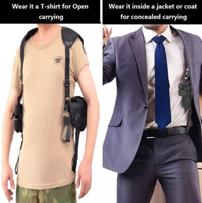 Universal Shoulder Gun Holster Concealed Carry For Adult Fit All ...