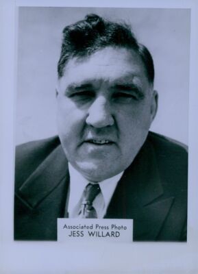 1940 Jess Willard Heavyweight Boxer Press Photo | eBay