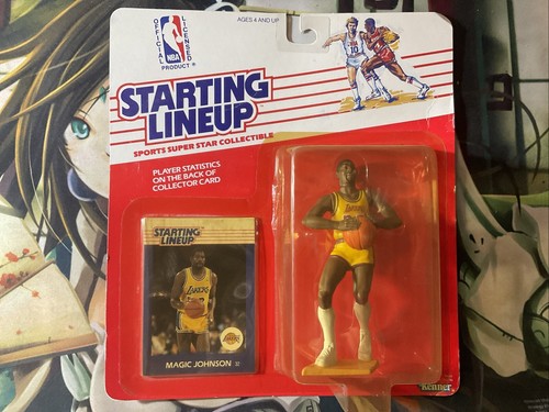 1990 MAGIC JOHNSON Starting Lineup Figures SEE PIC FOR CARDS Conditions ...