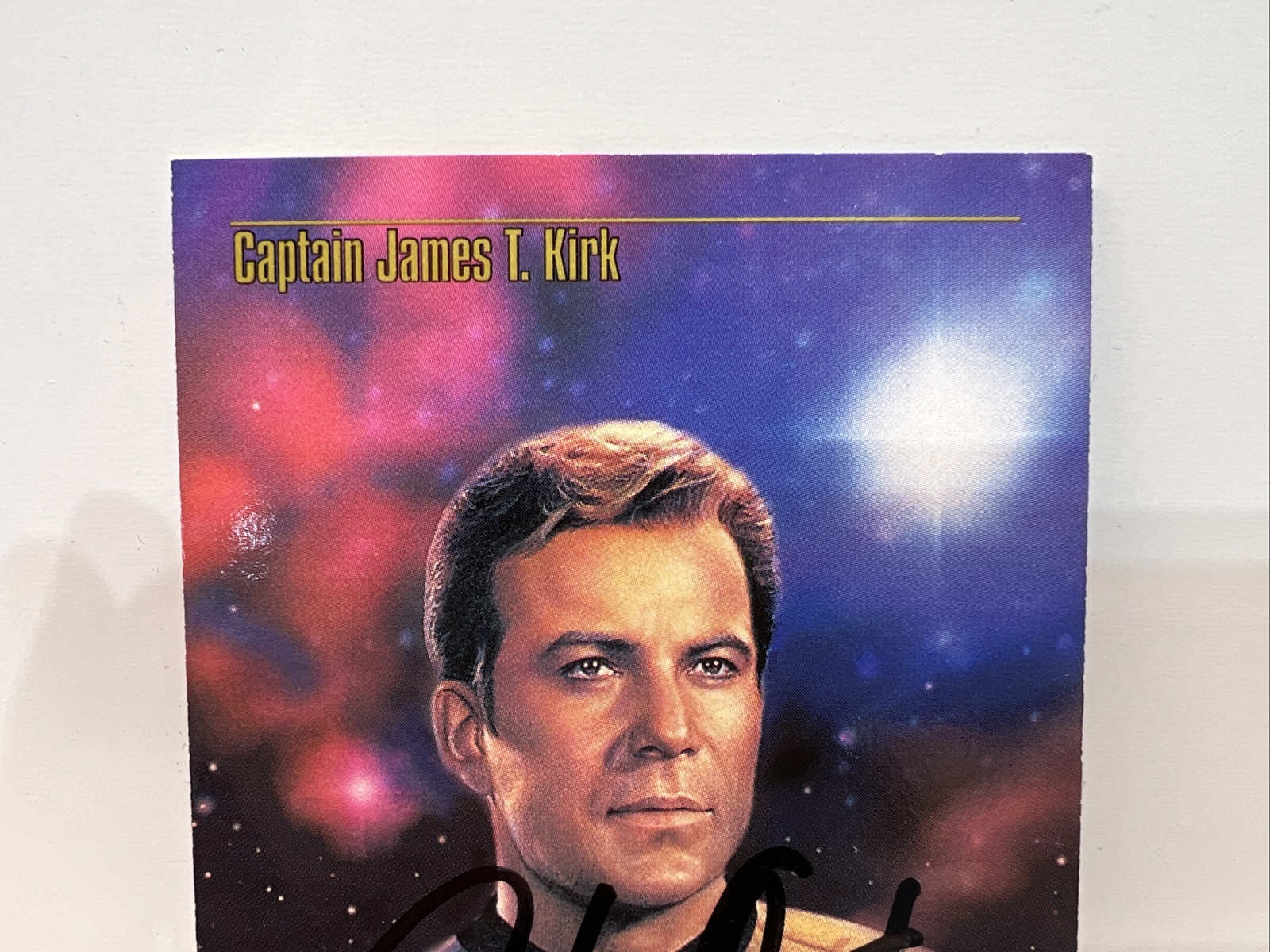 RARE AUTOGRAPH Signed WILLIAM SHATNER CAPT | Grelly USA