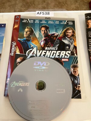 The Avengers (DVD, 2012) No Case No Tracking #AF538 | eBay