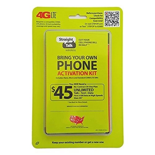 Straight talk STRTPKBYOPUCL45 ST BYOP 4G LTE BNDL | eBay