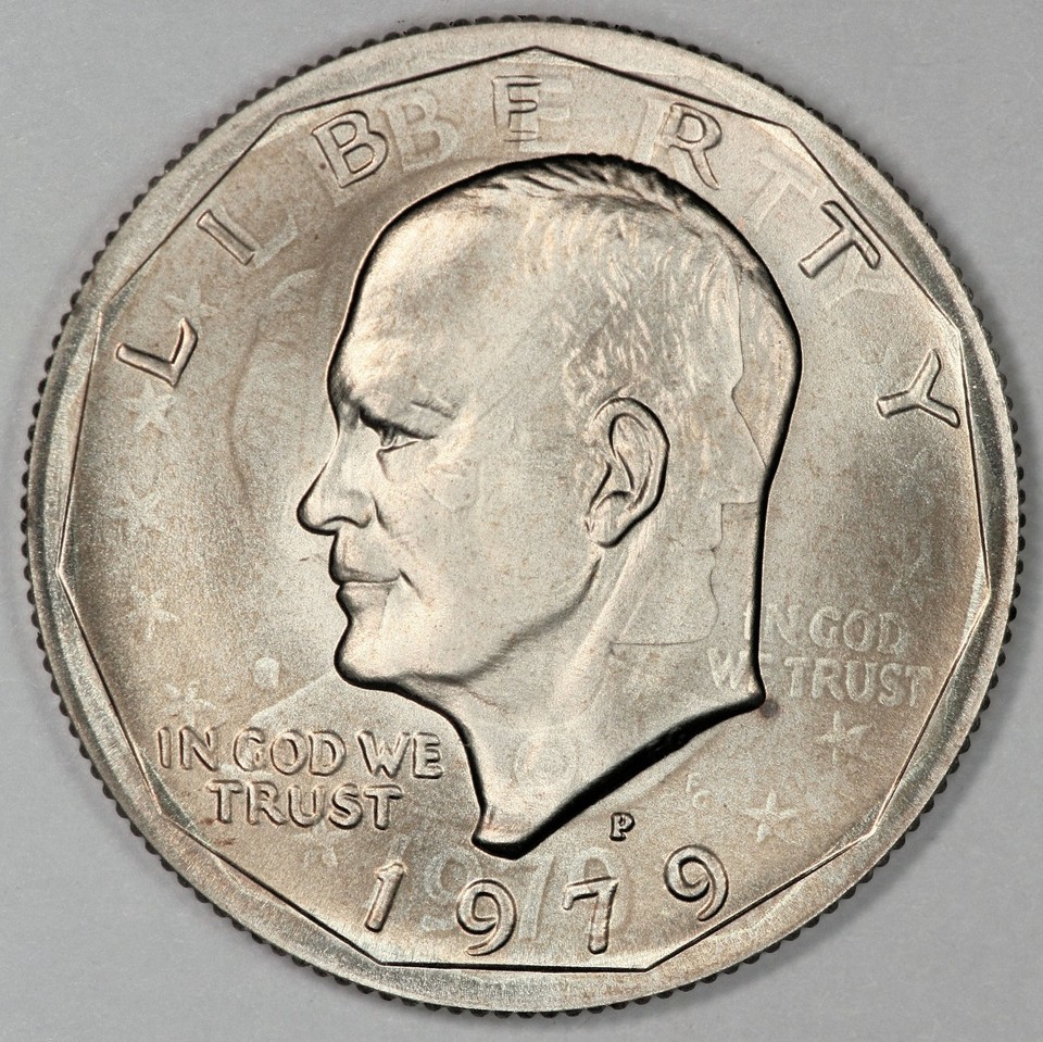Dan Carr - 1979 Eisenhower Small Size Concept Dollar, Susan B Anthony ...