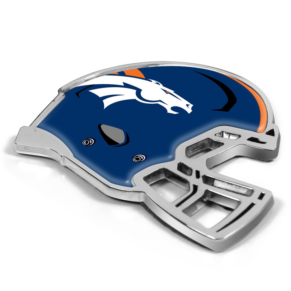 NFL Denver Broncos 3D Helmet Metal Emblem | eBay